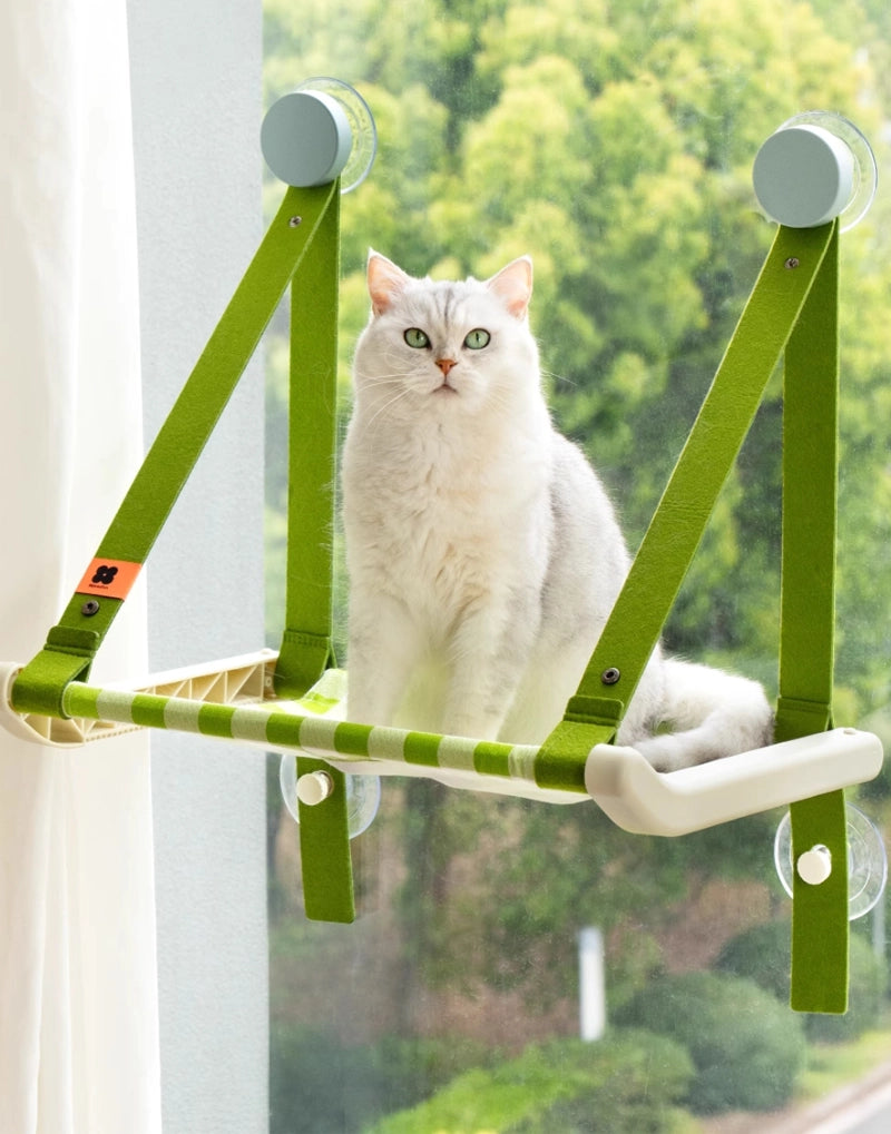 Mewoofun Window Perch – Foggy Mint & Peachy Glow | Pett Hammock ...